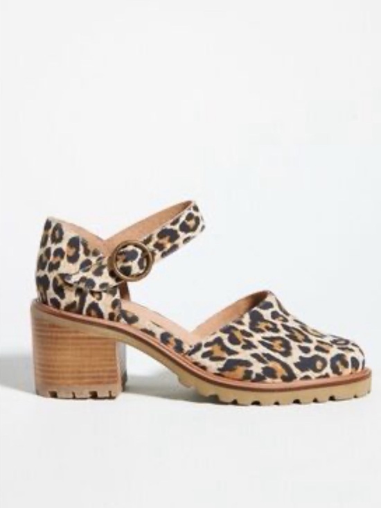 Seychelles | Shoes | Seychelles Leopard Print Anklestrap Block Heel In ...